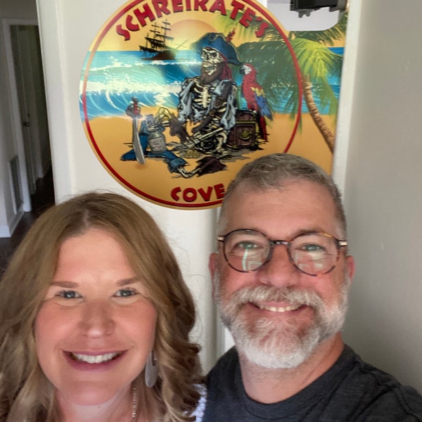 Pirate Cove Double Sided Sign, Custom Beach Paradise Signs, Beach Bar ...