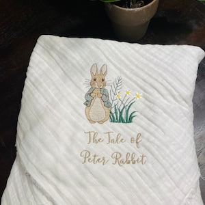 The Tale of Peter Rabbit Alphabet 4 Inch 26 Letters Embroidery Machine ...