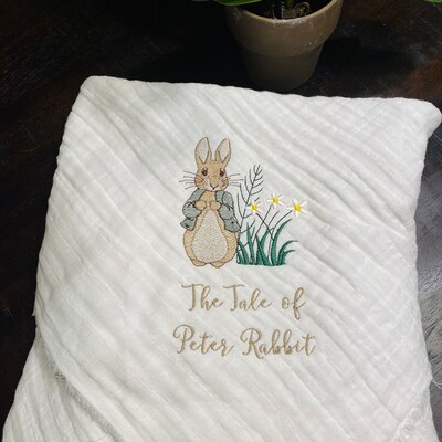 Peter Rabbit Flower 5 Size Embroidery Design , Embroidery Design ...