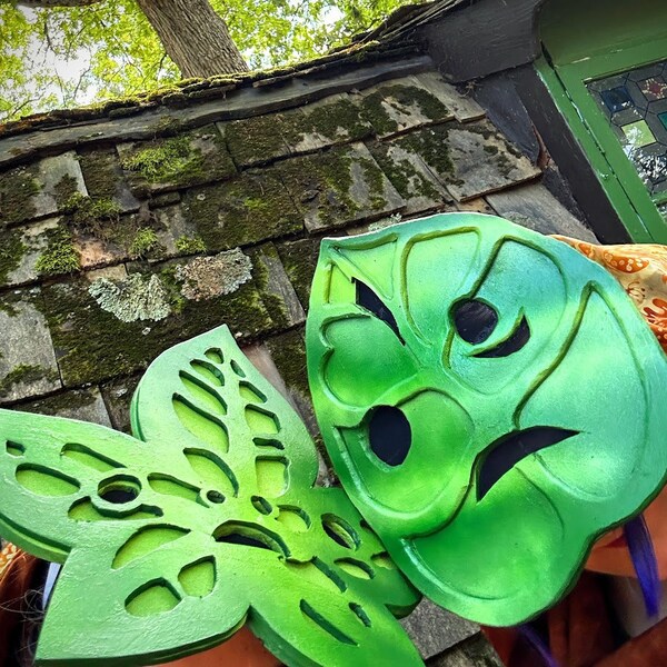 Korok Cosplay Oaki Five Pointed Leaf Mask PDF Pattern for EVA Foam - Etsy