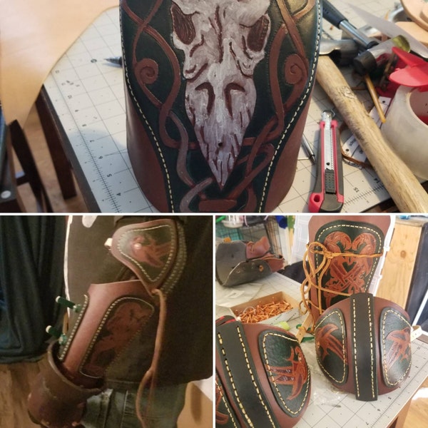 Shoulder Armor Pattern - / SCA / Larp / Costume With Yggdrasil / the ...