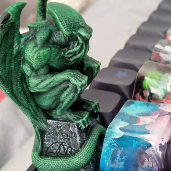 Cthulhu Lovecraft Artisan Keycap Cherry MX Eldritch Horror - Etsy