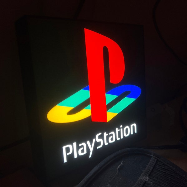 Playstation Classic Logo Man Cave Lights | Playstation Sign for Gaming ...