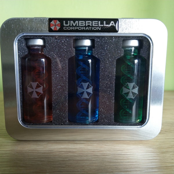 Resident Evil Umbrella Corporation 3d Domed Stickers 13pcs - Etsy