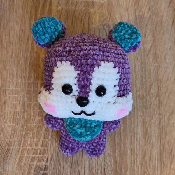 Baby Mang Without Mask BT21 Amigurumi Crochet Pattern PDF - Etsy