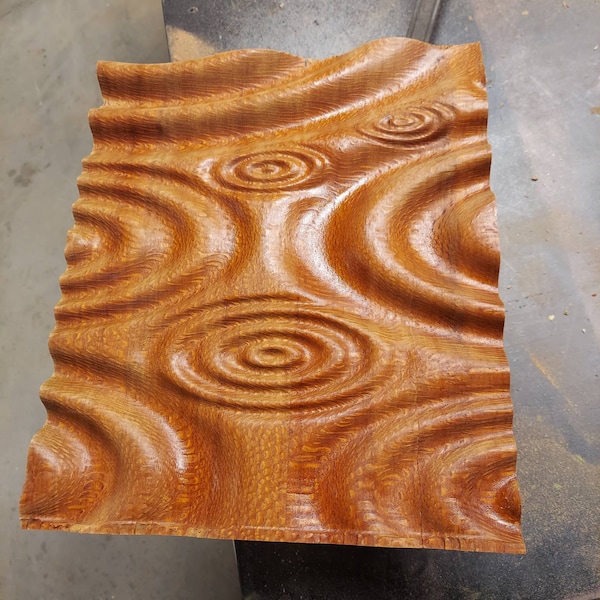 Stl Files for Cnc Router 3d Wood Carving Water Ripple Pattern | 3d ...