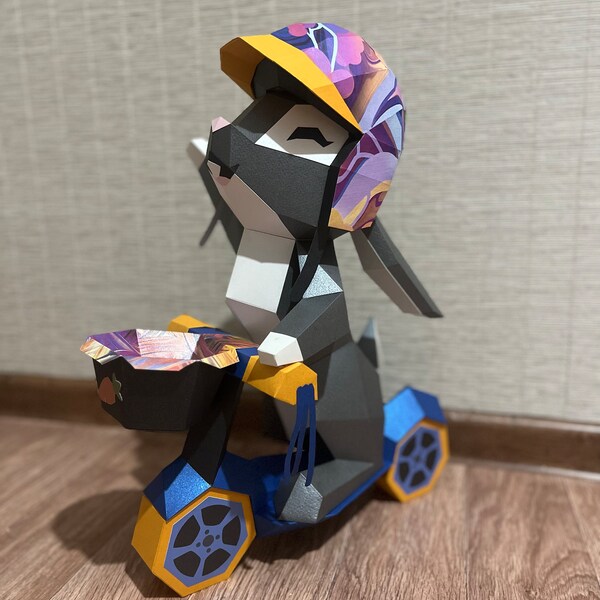 3D Papercraft Cat, Cat, 3D PDF Template, Papercraft Animals, Cat ...