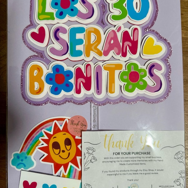 Mañana Será Bonito Cake Topper - Etsy