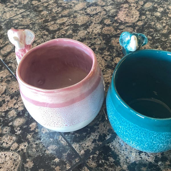 Flower Family Ceramic Bud Vases Pottery Vases for Dried Flowers ...