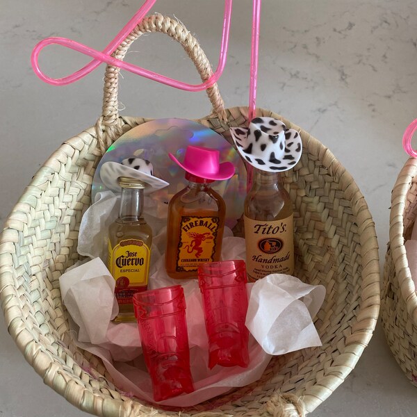 Mini Cowgirl Hat Shooter Toppers | Bachelorette Party Favors - Etsy