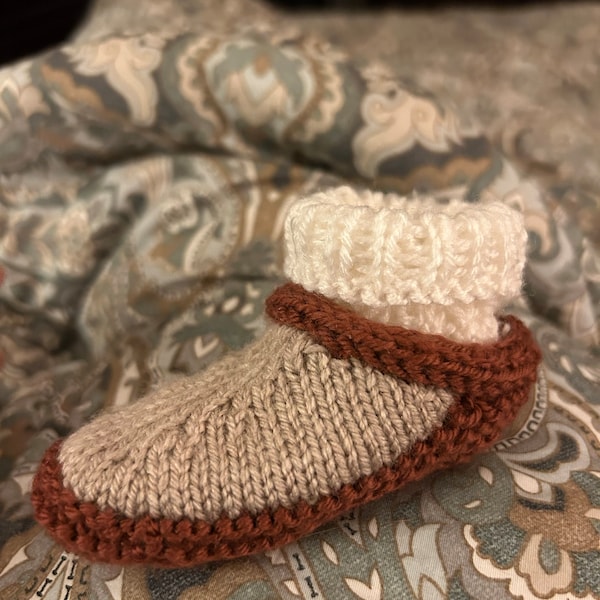 Baby Cobble Shoe PDF PATTERN - (3-6 and 6-12 Months) - Felted, Shoe ...