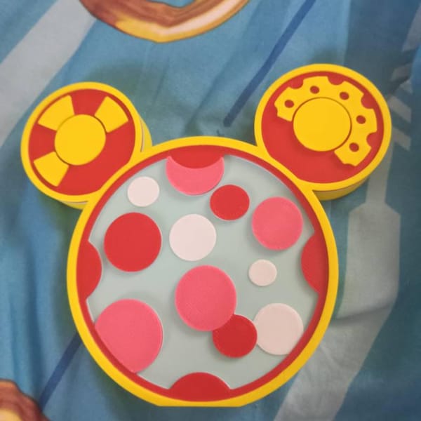 Mickey’s Clubhouse Toodles 3d-printed Standing Figures – Face, Circles ...