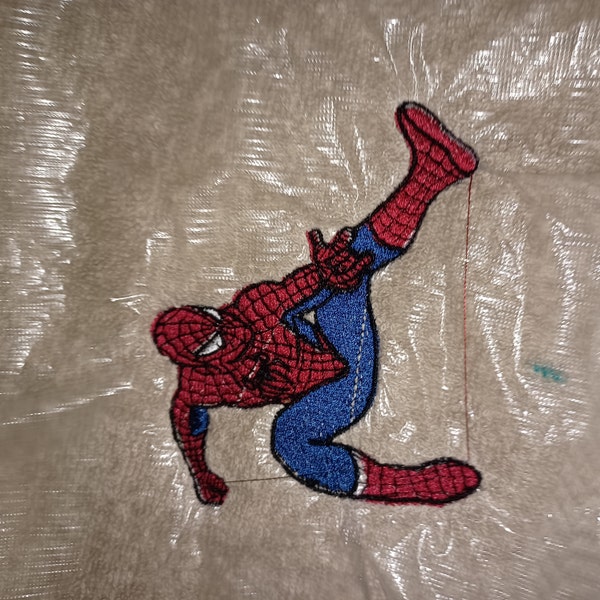Embroidery Design Spiderman Superhero Pes Hus Jef 5 Sizes - Etsy