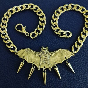 Gigantic Antique Silver Plated Brass Bat Pendant - XXX - *S-P08 - Etsy