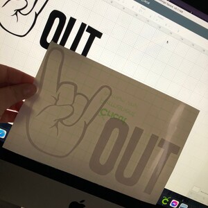 Rockin' Rock Out Hand - JPG, Png & SVG, DXF Cut File, Printable Digital ...