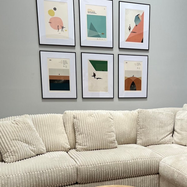 THE BIG LEBOWSKI - Coen Brothers Inspired Poster, Art Print - Abstract ...