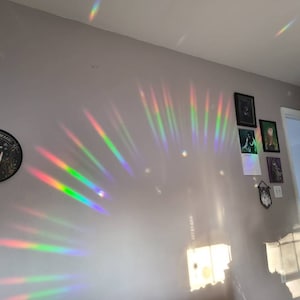 Luna Moth Celestial Window Sun Catcher Sticker / Rainbow Maker - Etsy