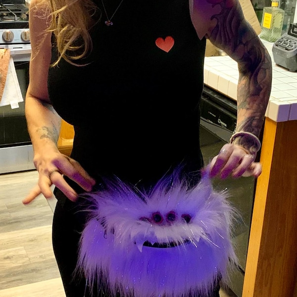 Furry Monster Fanny Pack - Etsy