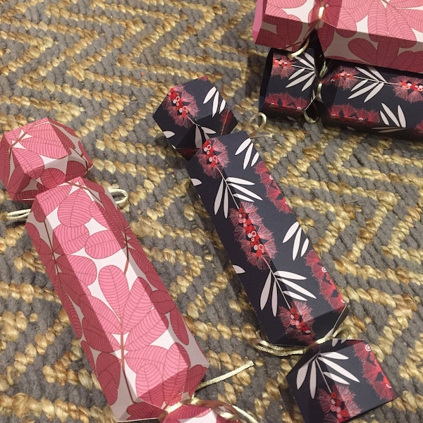 DIY Set of 4 Bon Bons, Christmas Crackers, 55 Paper Designs of Aussie ...