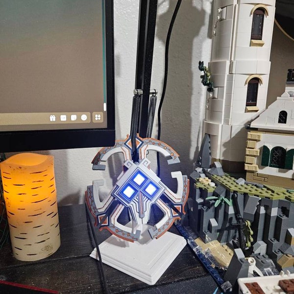 Outer Wilds Nomai Mask Replica: 3D Printed With Blue LED Eyes - Etsy