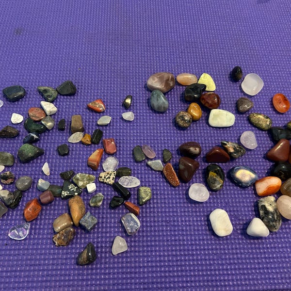 Assorted Mix Tumbled Stones: SMALL, MEDIUM or LARGE Sizes Wholesale ...