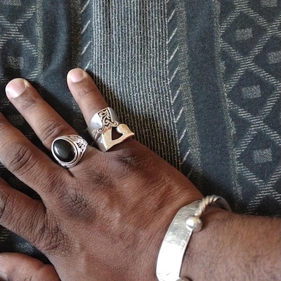 Rasta Lion of Judah Ring for Men Made of Sterling Silver 925 Reggae ...