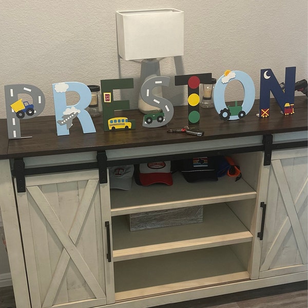 Transportation Birthday Party Letters (price is per Letter ...