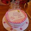 Customised Glitter/mirror Card Cake Topper Personalised Cake Topper Any ...