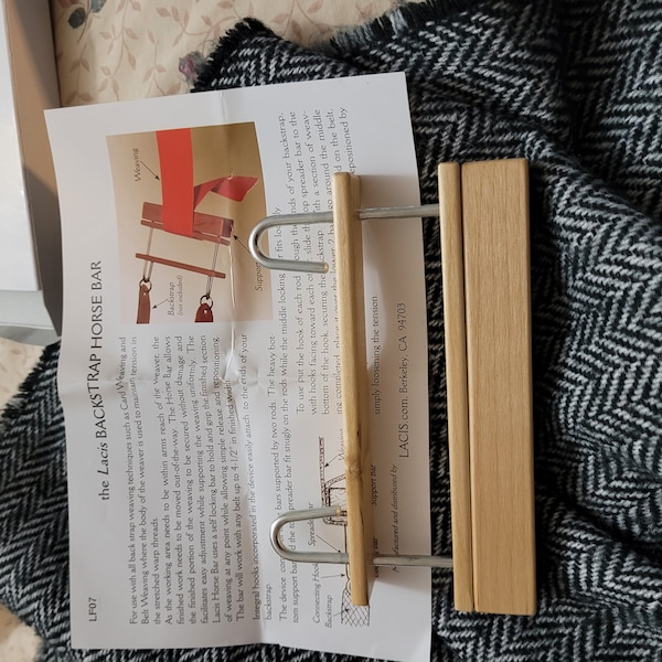 Backstrap Weaving Horse Bar, Waist Clamp for off the Loom Weaving - Etsy