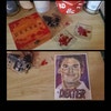 Dexter Blood Splatter Coasters | Glass Coasters | Hand Painted Coasters ...