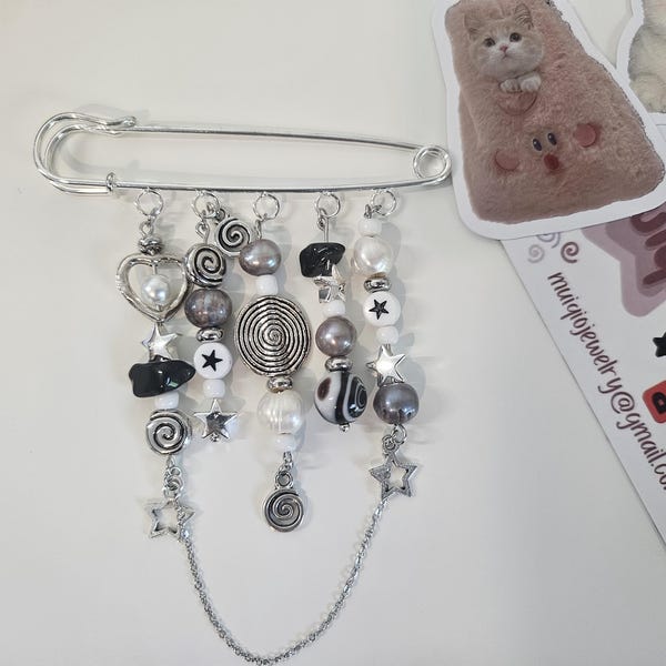 Y2k Acubi Grunge Swirl Style Trendy Star Fairy Pearl Angel Korean ...