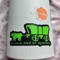 Funny Retro Eighties Educational Stickers - STAY POSITIVE - Spoof ...