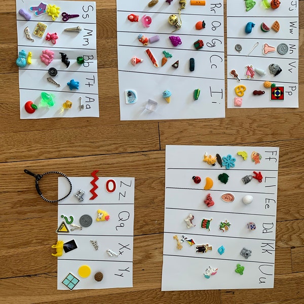 MATCHING GAME - Adorable Front and Back Matching Trinkets, Semantics ...