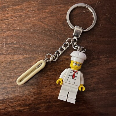 Toystory Buzz Lightyear Minifigure with Plain White Torso Legs Keychain ...