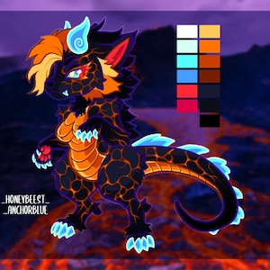 Custom Original Character Design Furry/fursona Adoptable - Etsy