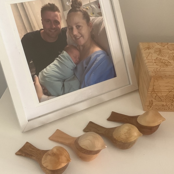 Hand Carved Wooden Comfort Birds - Etsy