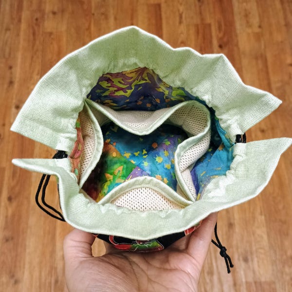 Dice and Drawstring Bag (dnd Dice Bag) PDF Sewing Pattern; RPG Dice Bag ...
