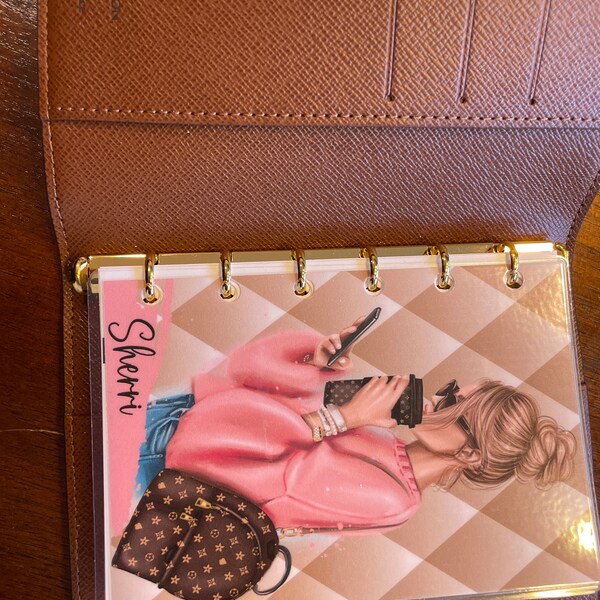 Fashion Style Girl Agenda Insert Dashboard or Cover Set for Your ...