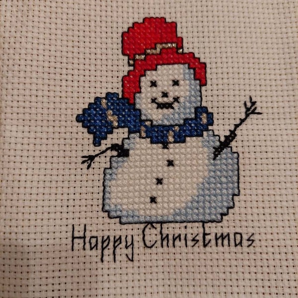 Cross Stitch Key Ring Kit, Alphabet Letters, LETTERS A-J, Choose Letter ...