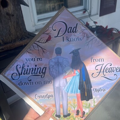 Business M.B.A Printed Graduation Cap Topper, Motivated Grad Cap Topper ...