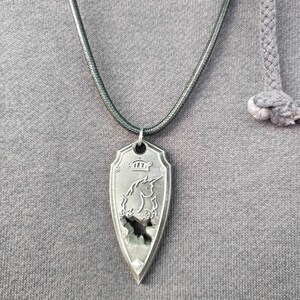 FFXIV Haurchefant Greystone Shield Pendant Keychain Shadowbringers ...