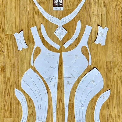 Elven Queen Chest Armor : Digital Pattern for EVA Foam and ...