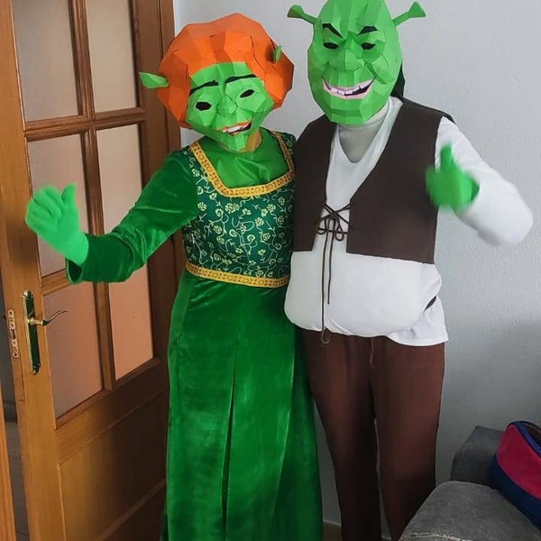 SHREK MASK Diy - Etsy