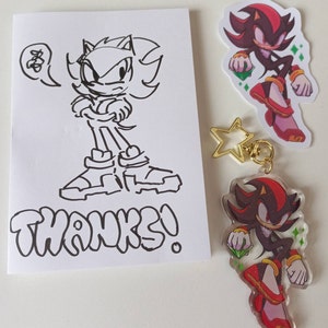 Sonic 3 Acrylic Charms/keychains - Etsy
