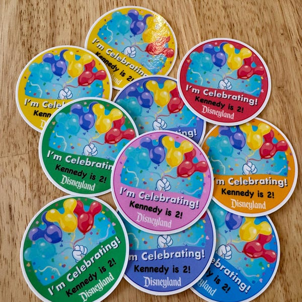 Disneyland Cast Member Thank You Gift Sticker Pack, Cast Member ...