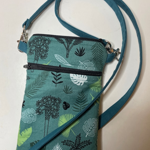 Cell Phone Bag PDF Sewing Pattern - Crossbody Purse, Zipper Pouch ...