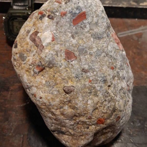5 Lb 5.8 Oz Colorful Pudding Stone | Large Natural Gem From Lake Huron ...