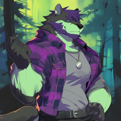 Furry Couple Commission Digital Painting Masterpiece Couple Fursona ...