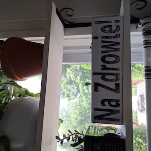 Na Zdrowie Cheers Sign Polish Quote Home Bar Decor Wedding - Etsy