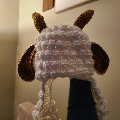 Crochet Pattern Goat Hat - Etsy